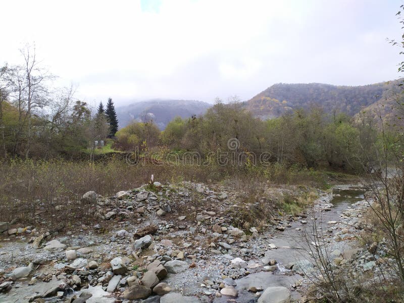 Rivulet stock photo. Image of nature, clouds, water - 171669496