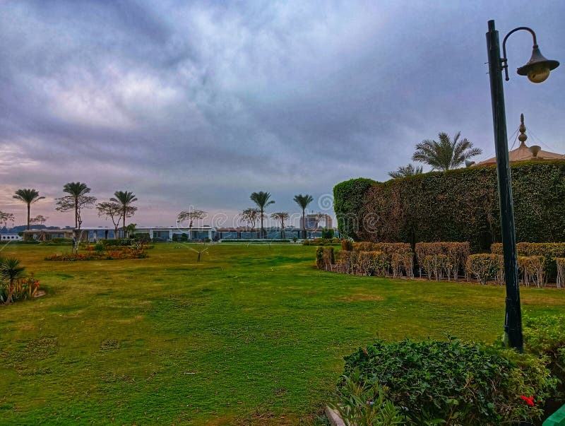 Maadi Island in Cairo in Egypt Stock Image - Image of grass, hill ...