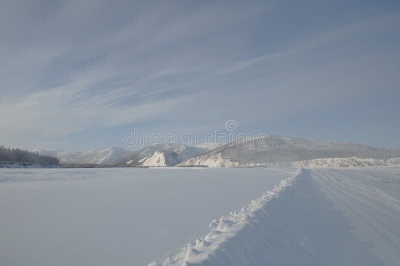 Nature in winter stock image. Image of hill, daytime - 72531737