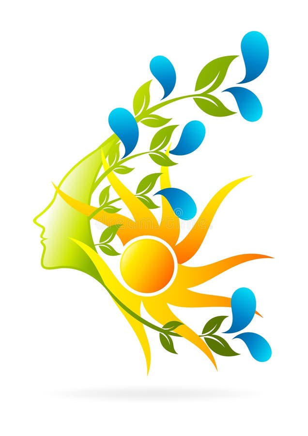 Nature woman purity stock vector. Illustration of graphic - 62387591