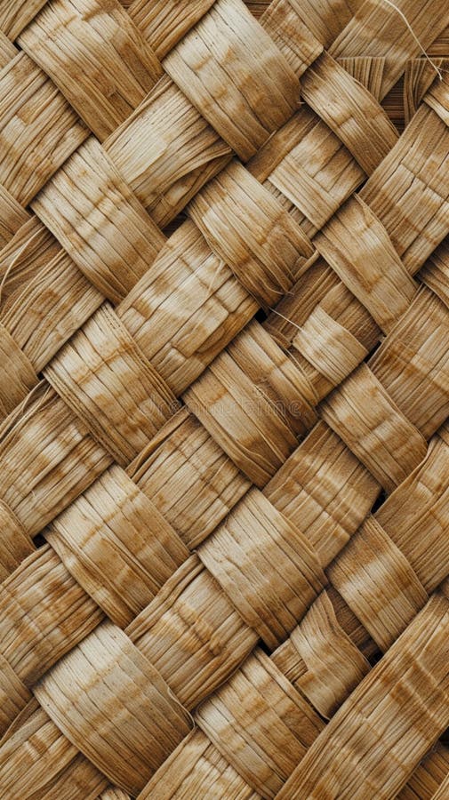 Natures Brown Weave Pattern Provides an Earthy, Textured Background ...