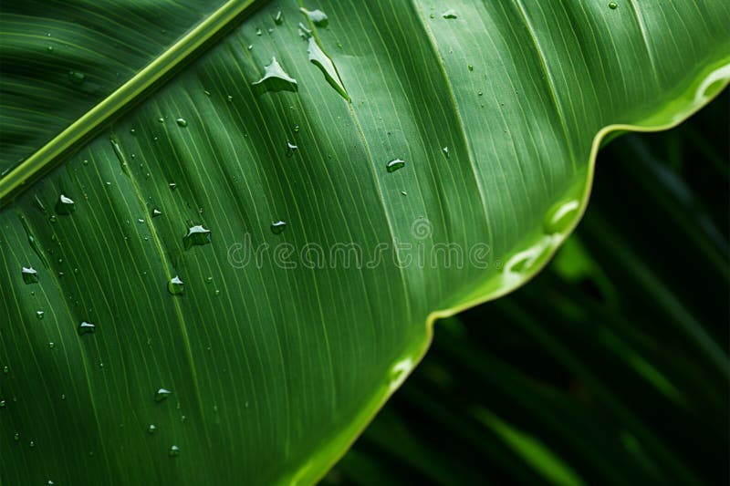 Natures Close Up Vibrant Tropical Leaf, a Captivating Natural Backdrop ...