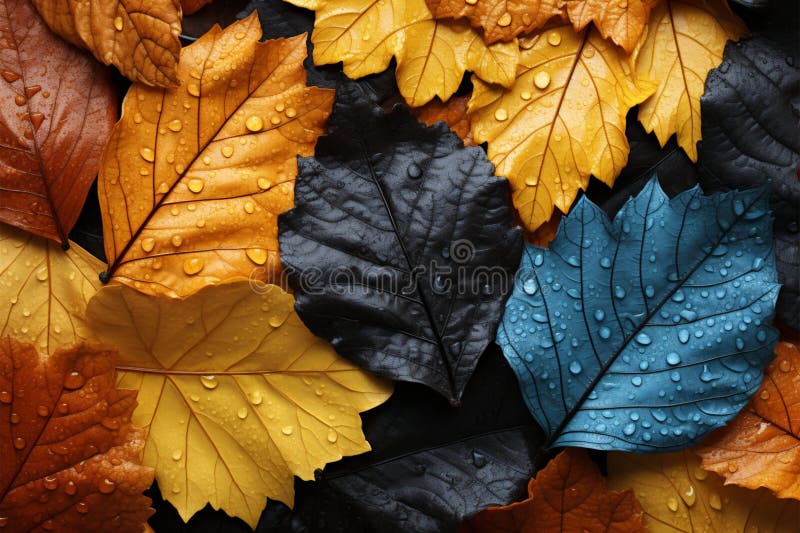 Natures Kaleidoscope Autumn Leaf Display Stock Image - Image of beauty ...