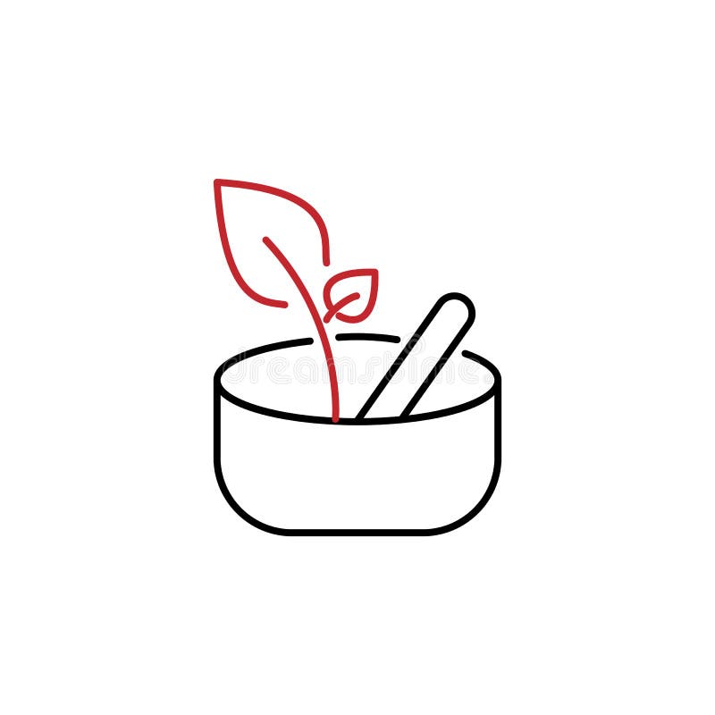 Naturopathy Line Icon. Simple Colored Element Illustration. Naturopathy ...