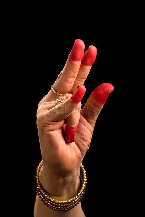 Hasta De Hamsapaksha De Danse Indienne Bharata Natyam Photo stock ...