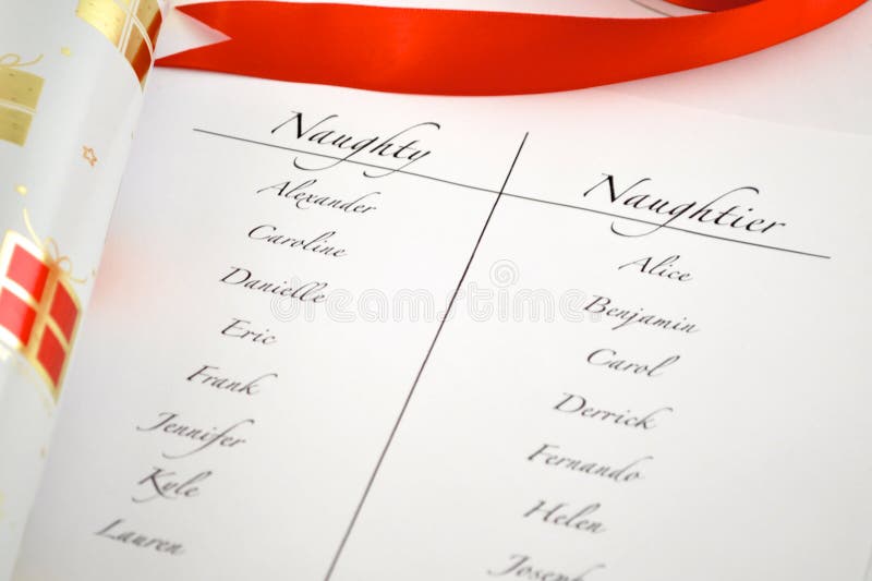 Naughty Nice Web Page Stock Photos - Free & Royalty-Free Stock Photos ...