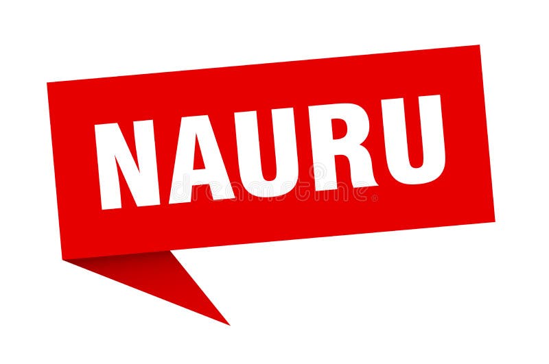 Nauru Sticker. Nauru Signpost Pointer Sign Stock Vector - Illustration ...