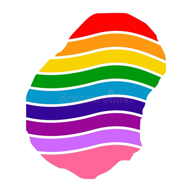 Swoosh Silhouette Rainbow Map Stock Illustrationen, Vektoren ...