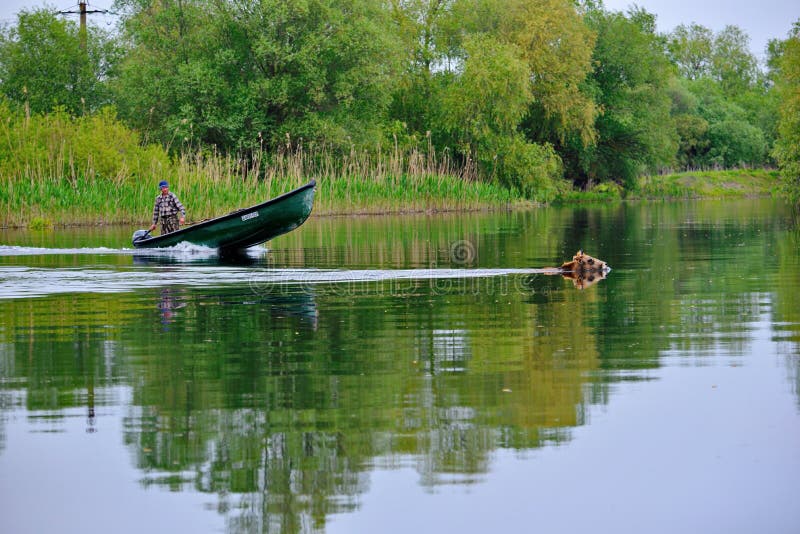 Nautic cowboy editorial photo. Image of danube, domestic - 54084061