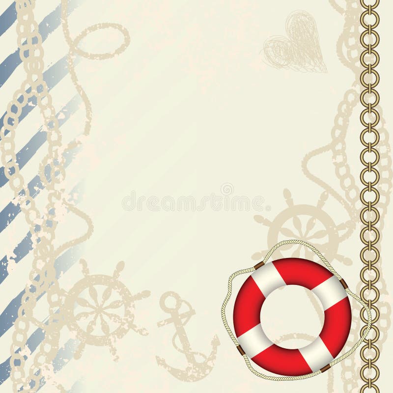 Maritime Nautical Background Stock Photo - Image of ocean, greeting ...