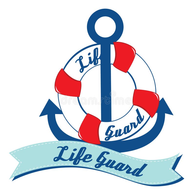 Nautical Banner. Vector Illustration Decorative Design Stock Vector ...