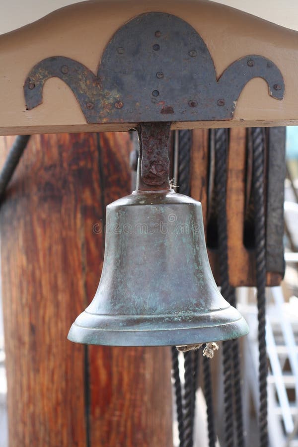 Nautical Bell stock photo. Image of ship, alert, sailing - 686126