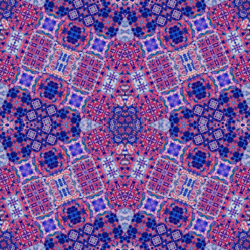 Nautical Boho Bandanna Coastal Patchwork Fabric Tile. Seamless Pattern ...