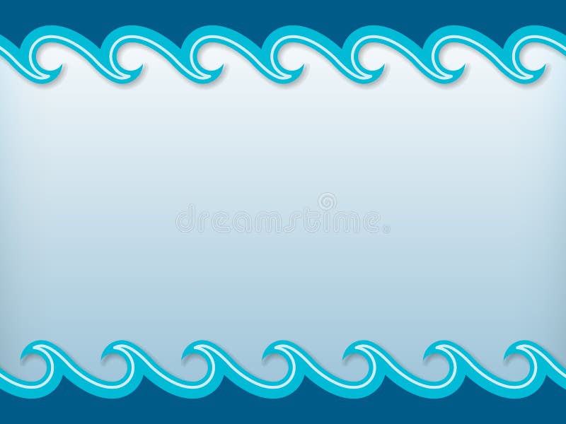 Nautical cartoon scenery stock vector. Illustration of retro - 251440270