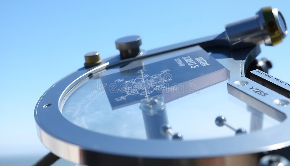 Nautical Compass with Directional Markings Generative AI Stock ...