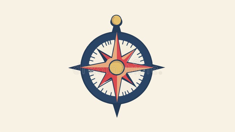 Nautical Compass Navigation Tool for Directional Mapping Stock Vector ...