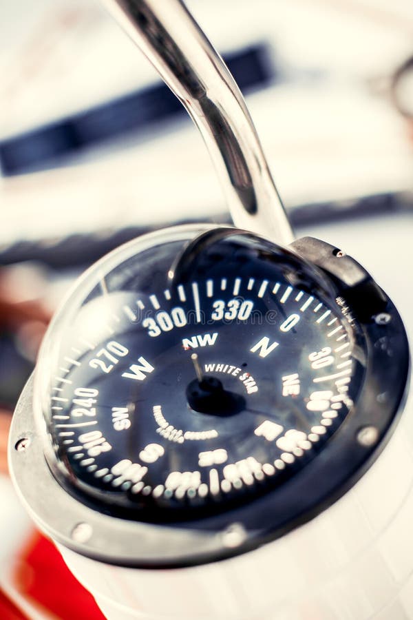 Nautical compass stock image. Image of clock, navigate - 31710731