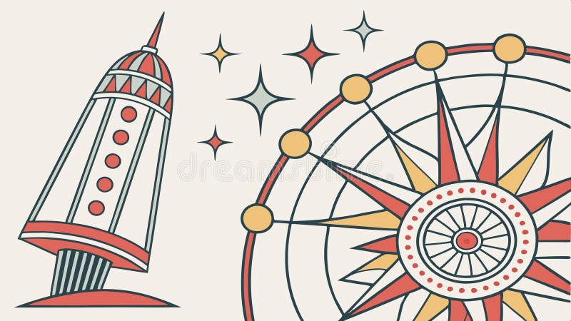 Nautical Compass and Stars, Navigation Symbol, Adventure Icon, and ...