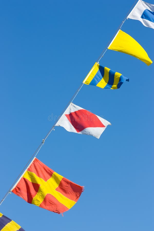 Nautical flags stock image. Image of nautical, banner - 16846029