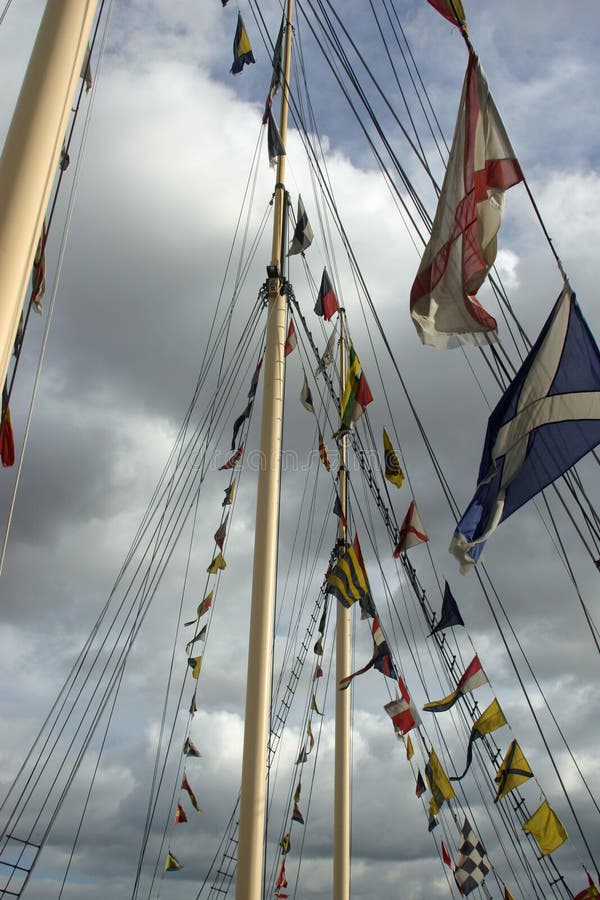 Nautical flags stock photo. Image of background, ship - 61013174