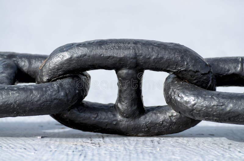 Nautical iron chain stock image. Image of system, anchor - 141799313