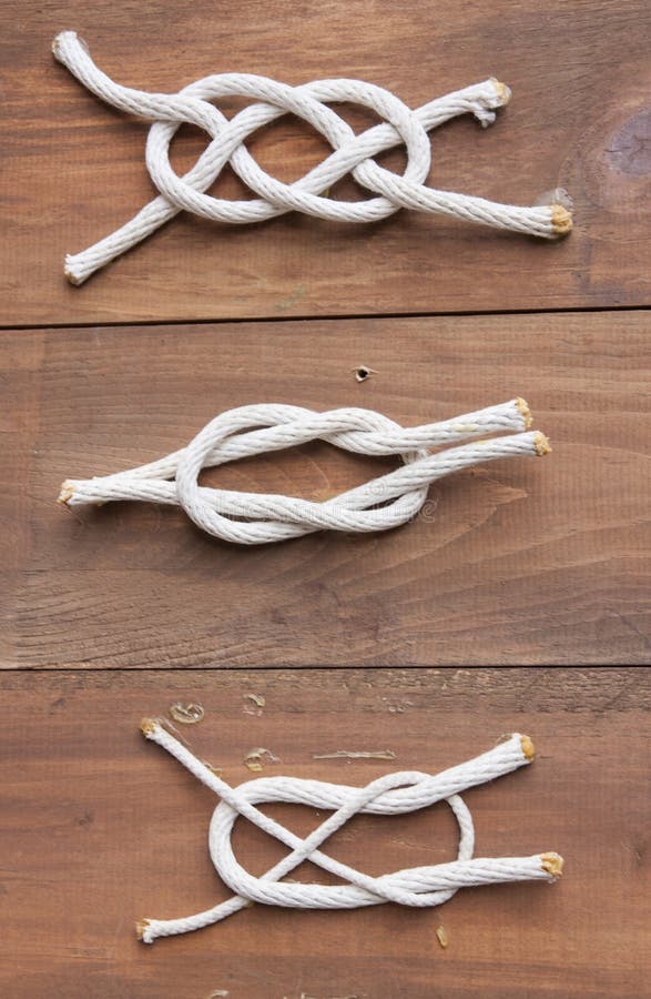 Nautical knot examples stock photo. Image of knot, jute - 78582356
