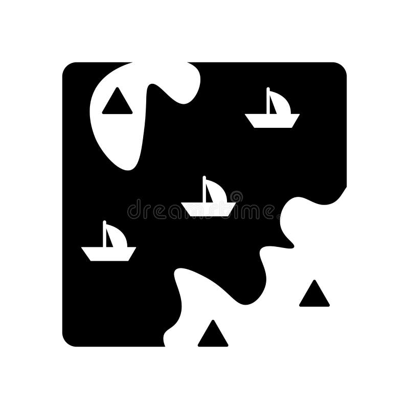 Nautical Map Icon. Trendy Nautical Map Logo Concept on White Background ...