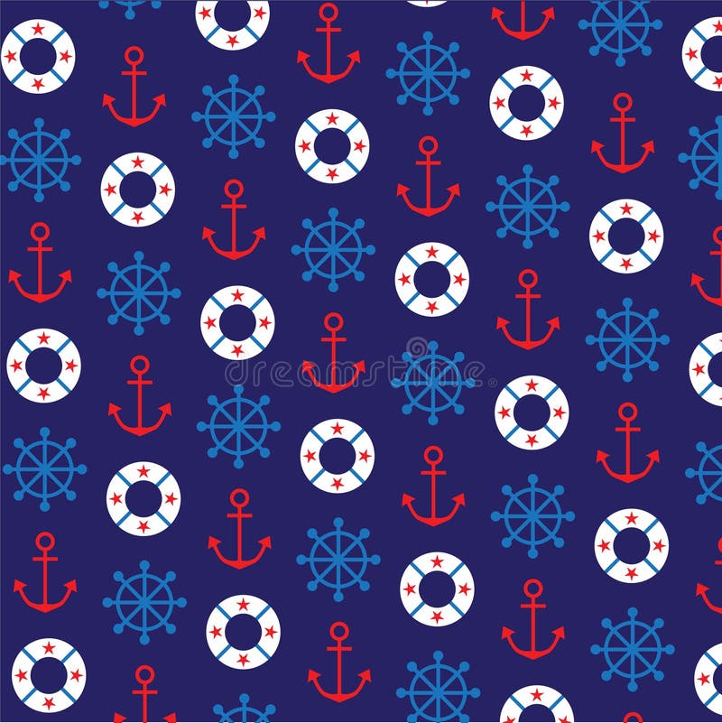 Nautical circle frames stock illustration. Illustration of nautical ...