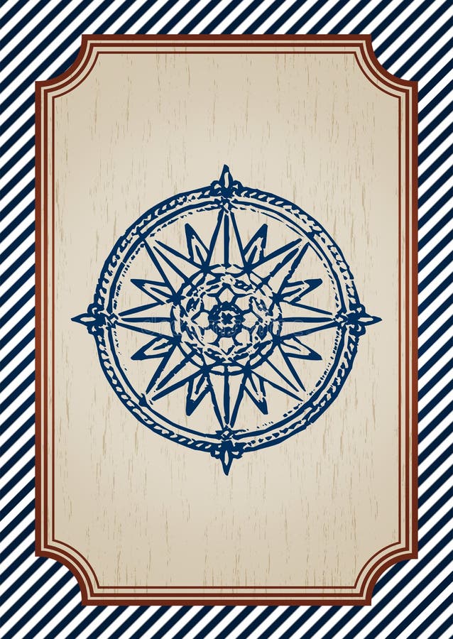 Nautical poster stock vector. Illustration of navy, print - 49340853