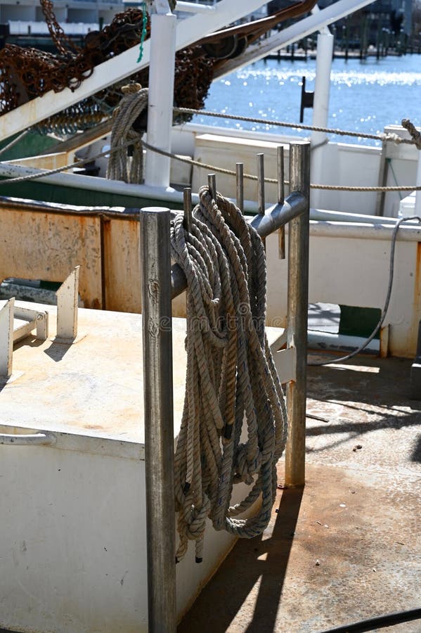 Nautical Ropes stock image. Image of sailboat, lines - 50443767