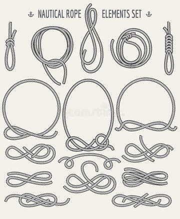 Rope Design Stock Illustrations – 164,788 Rope Design Stock ...