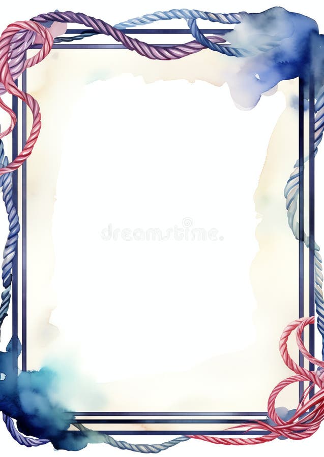 Nautical Rope Border Frame Stock Illustrations – 4,027 Nautical Rope ...