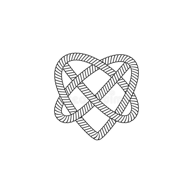 Heart Knot Rope Stock Illustrations – 491 Heart Knot Rope Stock ...