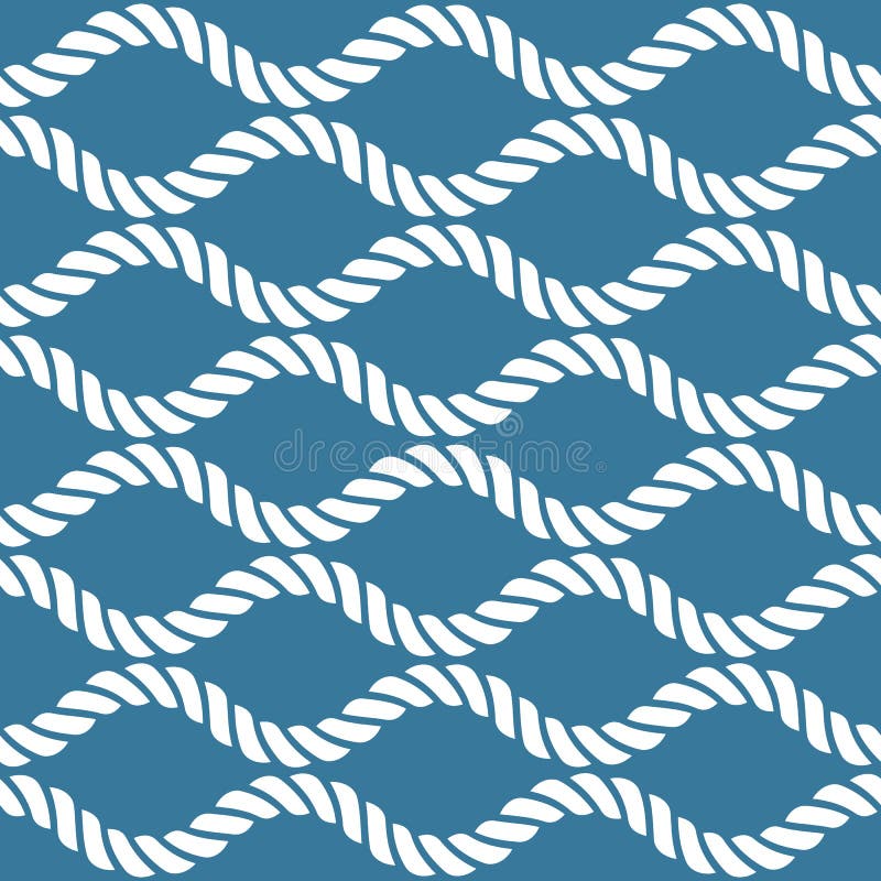 Nautical rope pattern stock illustration. Illustration of twisted ...