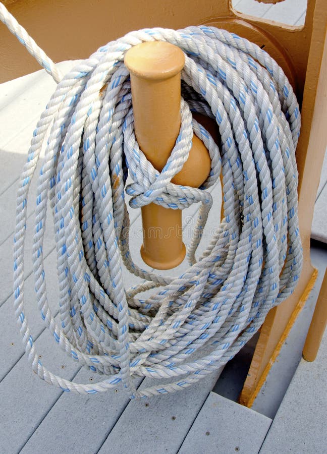 Nautical Ropes stock image. Image of sailboat, lines - 50443767