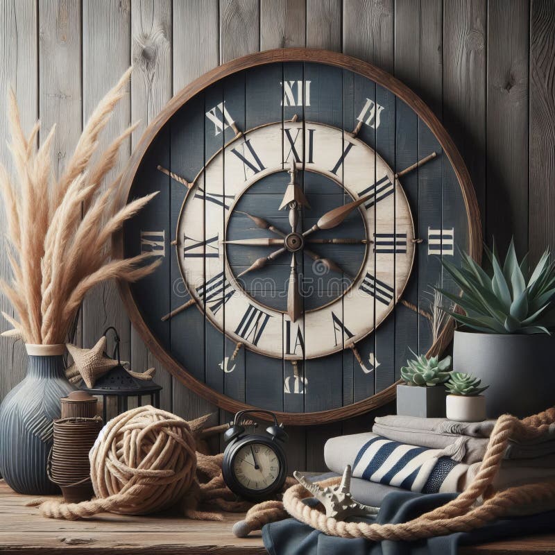 Nautical Rustic Nautical Inspired Design with Rustic Touches Stock ...