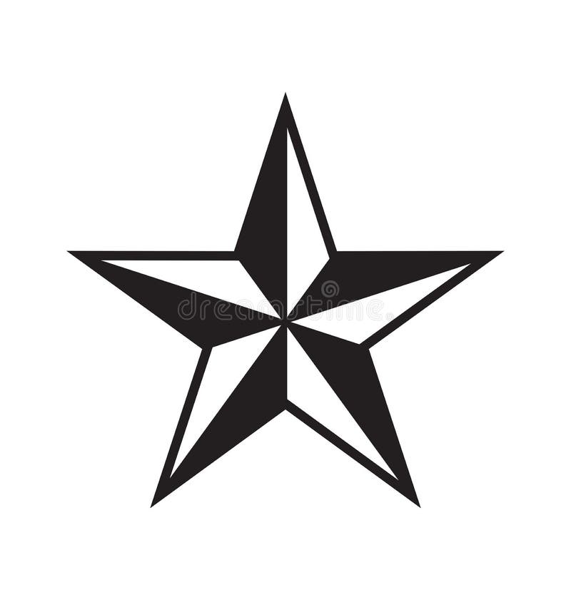 Nautical star stock vector. Illustration of tribal, traditional - 7663202