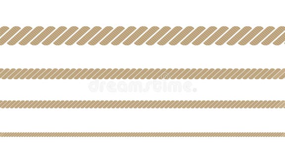 Nautical twisted rope stock vector. Illustration of cordage - 137000929