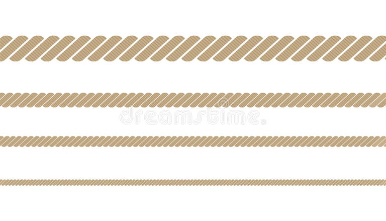 Nautical twisted rope stock vector. Illustration of cordage - 137000929