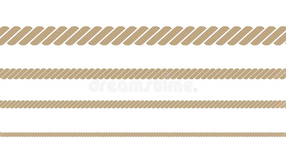 Nautical twisted rope stock vector. Illustration of cordage - 137000929