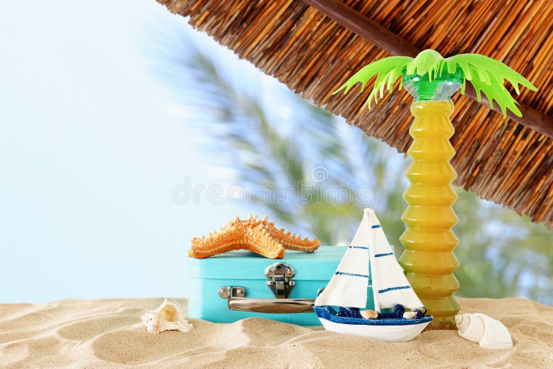 Nautical, Vacation and Travel Image with Sea Life Style Objects in the ...