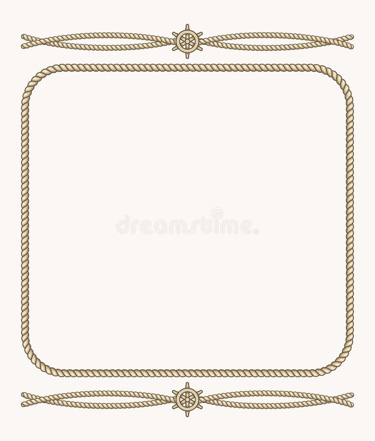 Nautical Flag Border