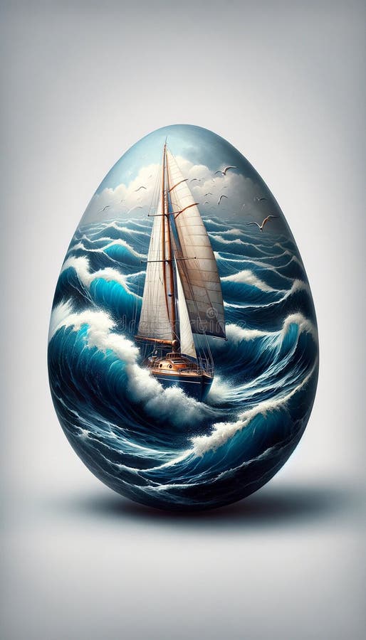 Nautical Vessel Interior. Steering Wheel, Steering Wheel . Easter Egg ...