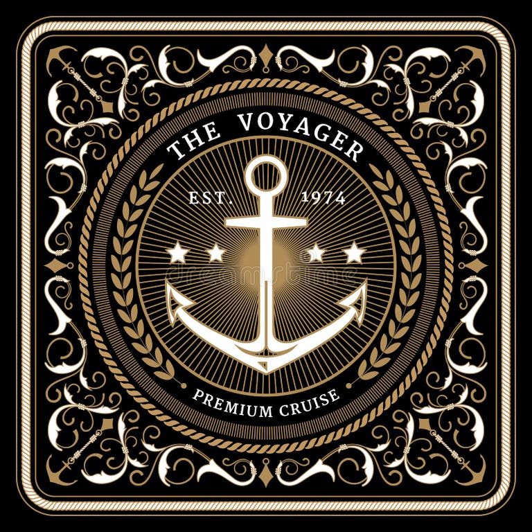 Voyager Label Design Stock Illustrations – 371 Voyager Label Design ...
