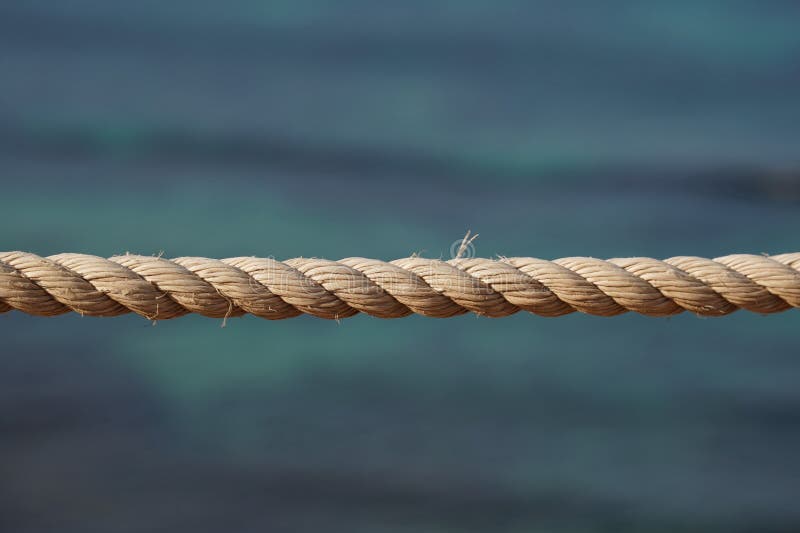 Nautical White Rope Line Blurry Blue Sea Background Stock Photos - Free & Royalty-Free Stock ...