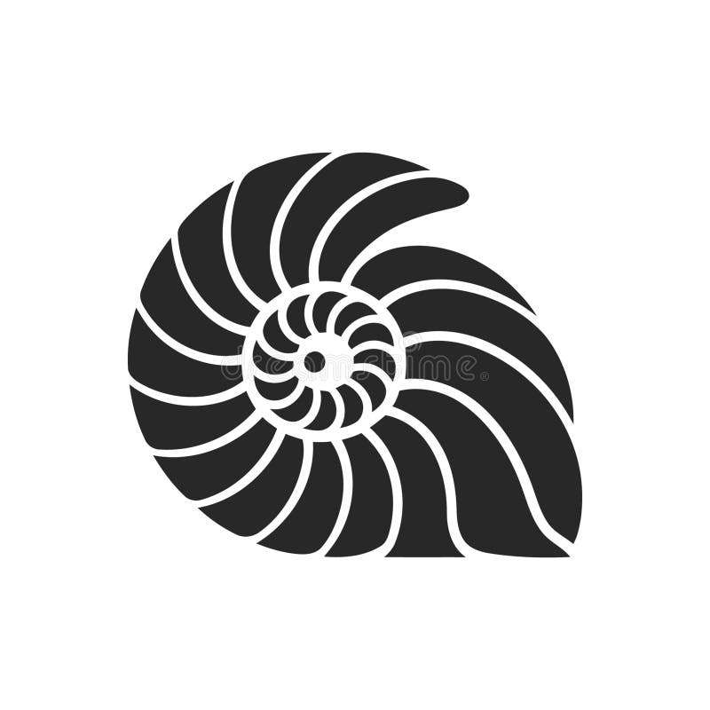 Nautilus Creative Icon stock illustration. Illustration of symbol ...