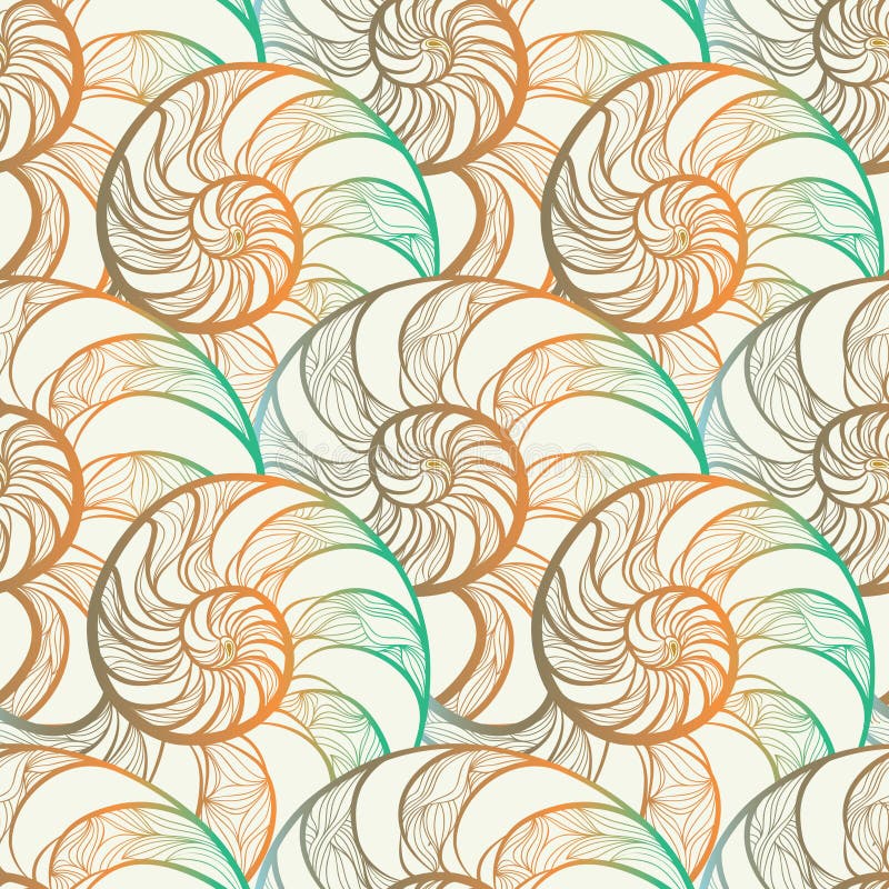 Seashell Nautilus. Sea Shell Set Engraving Illustration is Stock ... Seashell Nautilus. Sea Shell Set Engraving Illustration is Stock ...