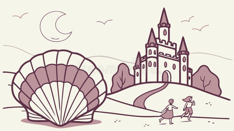 Nautilus Shell by Castle on Hill, Mythical Ocean History, Vector Design ...