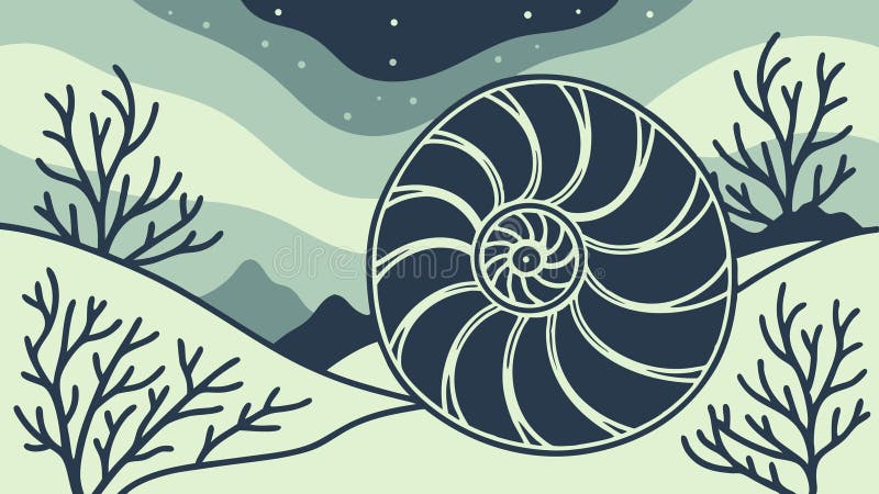 Illustration of an Undergrowth with a Biome Rich in Vegetation on a ...