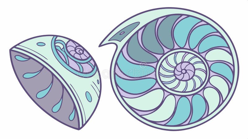 Nautilus Shell, Spiral Pattern for Nature and Mathematical Themes ...